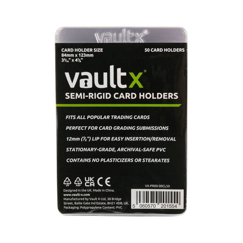 Semi-Rigid Card Holders (50 pack) – Trading Card Games